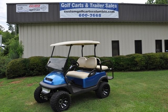 Viper Blue Club Car Precedent Lifted - Custom Golf Carts Columbia ...