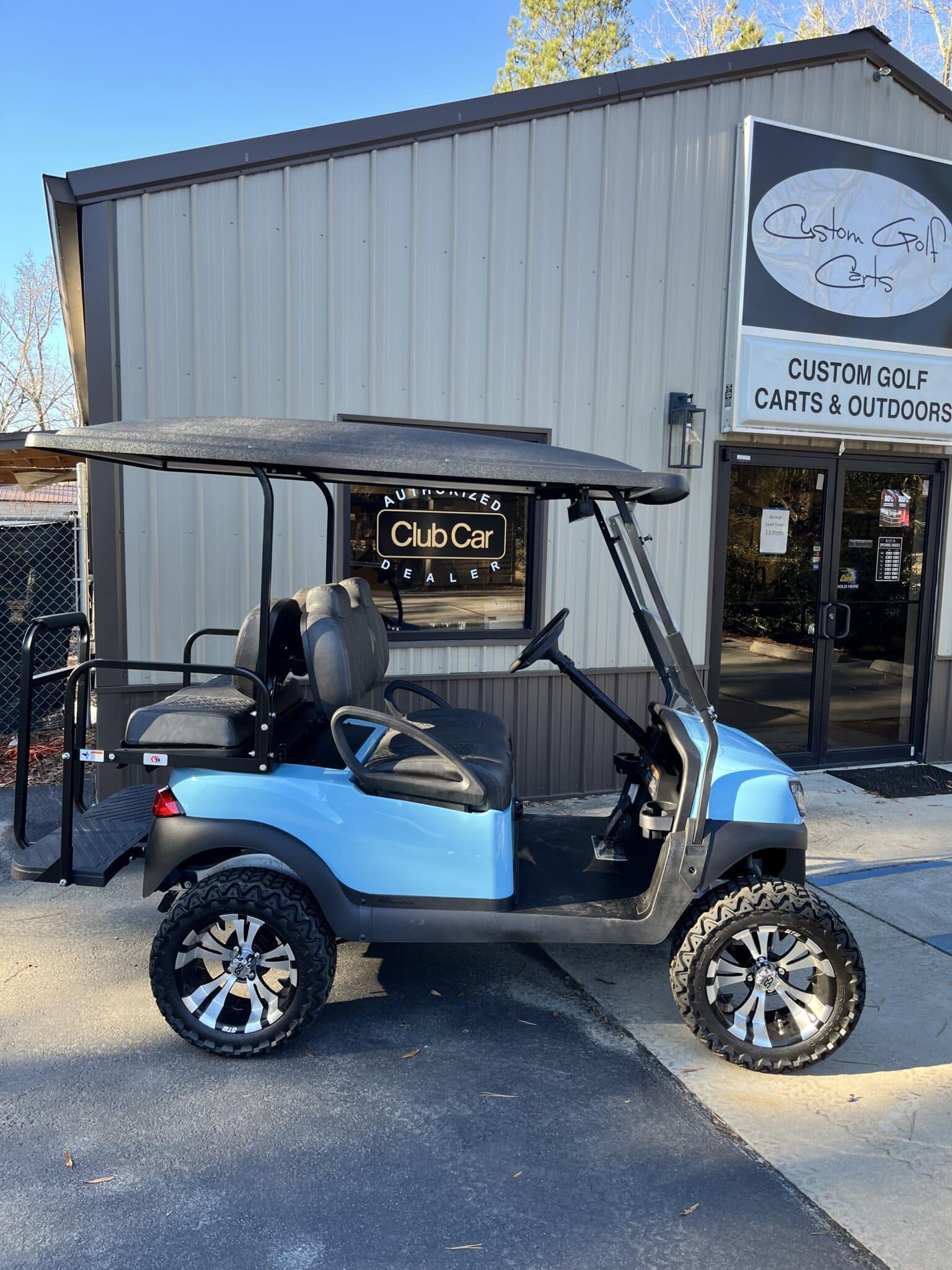 Club Car Tempo - Light Blue - Custom Golf Carts Columbia | Sales ...